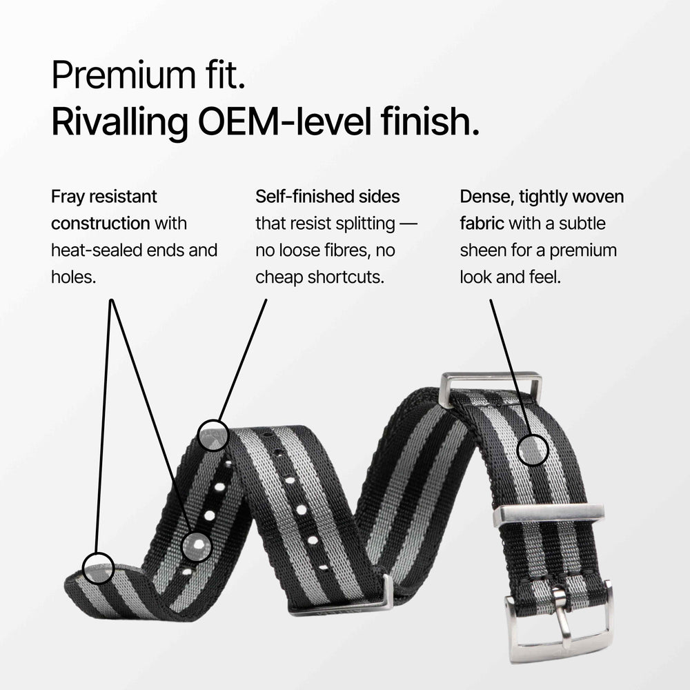 Bond Nylon Watch Strap | Global Shipping – Artem Straps