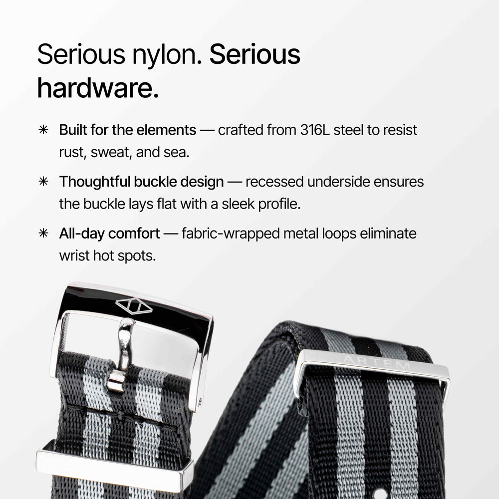 Bond Nylon Watch Strap | Global Shipping – Artem Straps