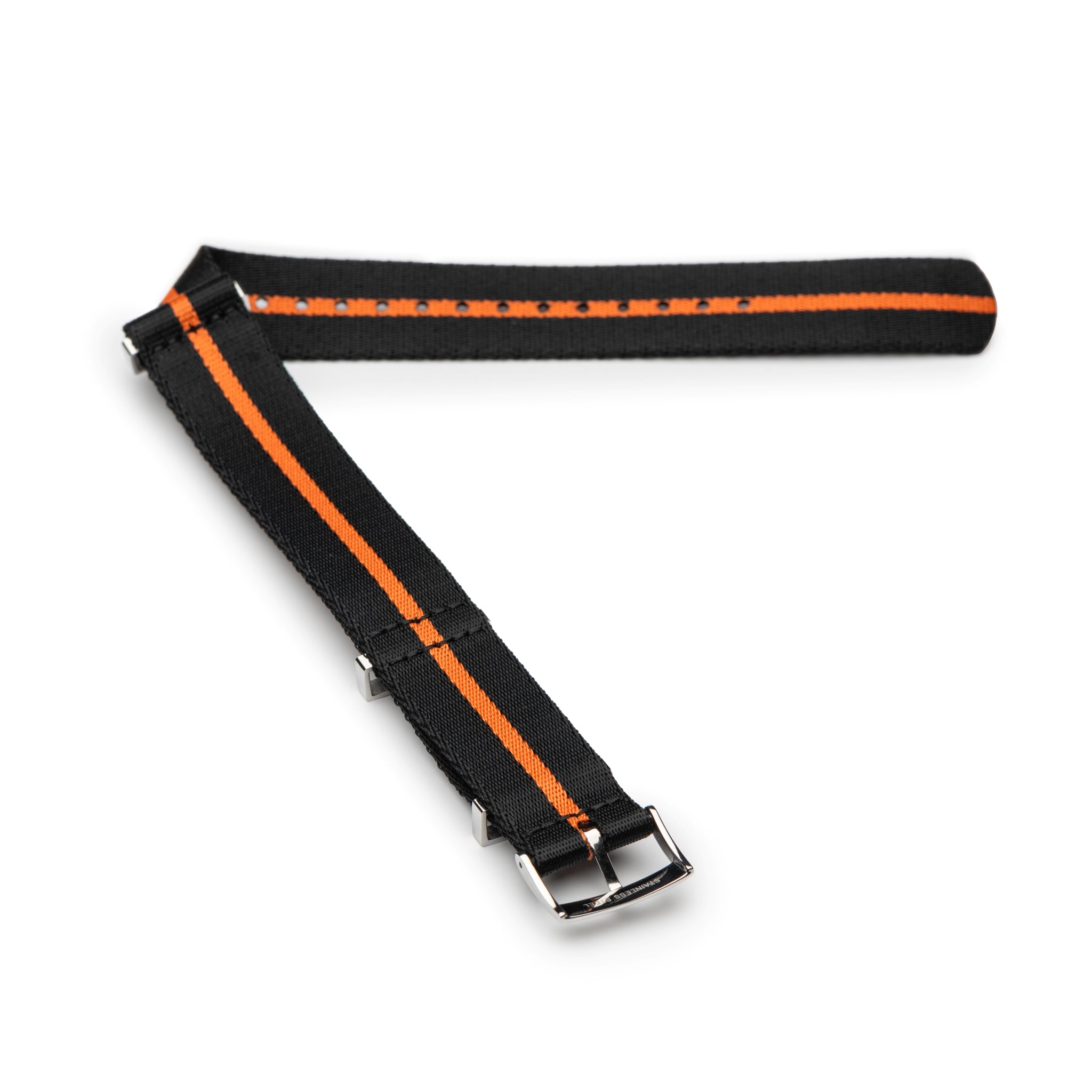 Orange Pin Stripe Nylon Watch Strap – Artem Straps