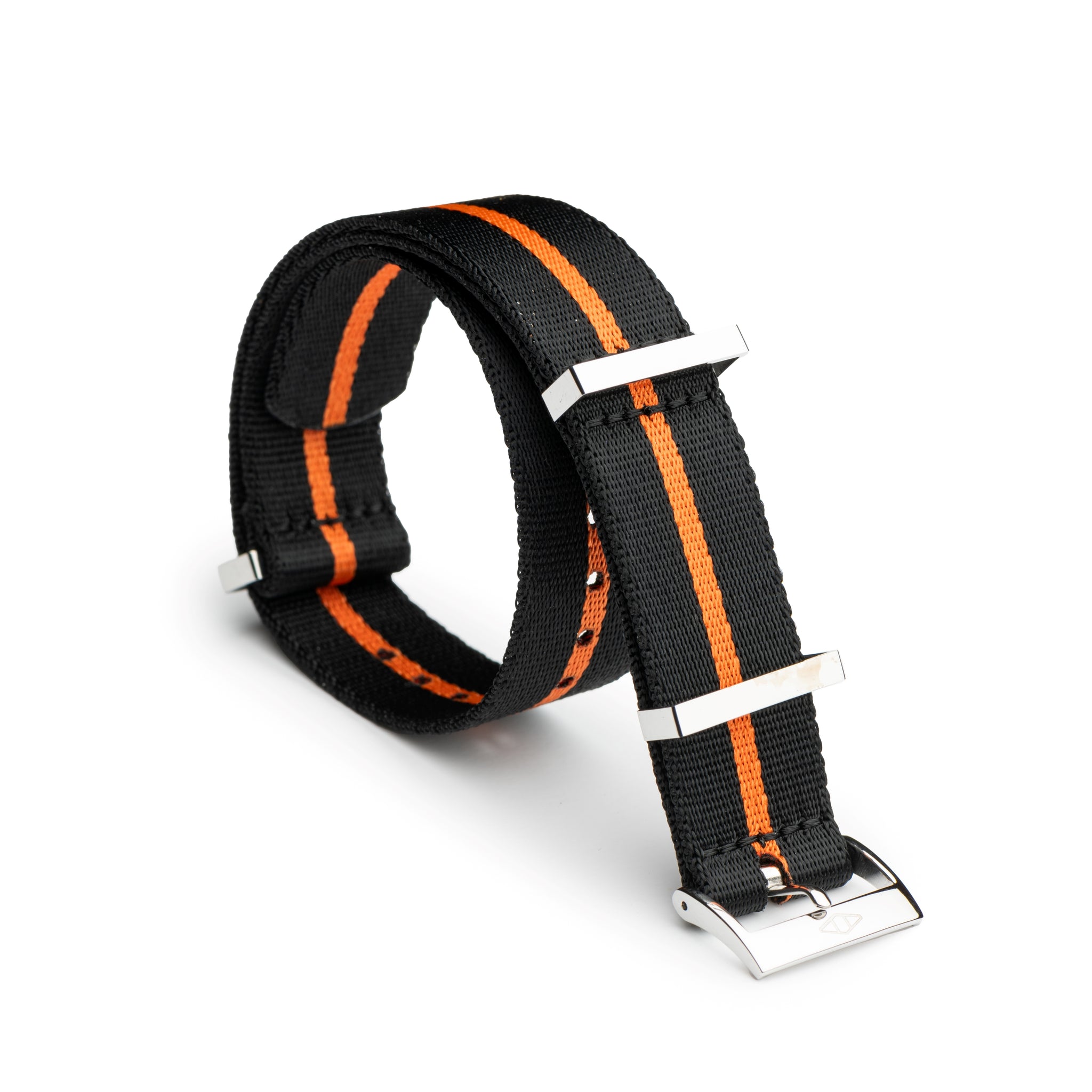 Orange Pin Stripe Nylon Watch Strap – Artem Straps
