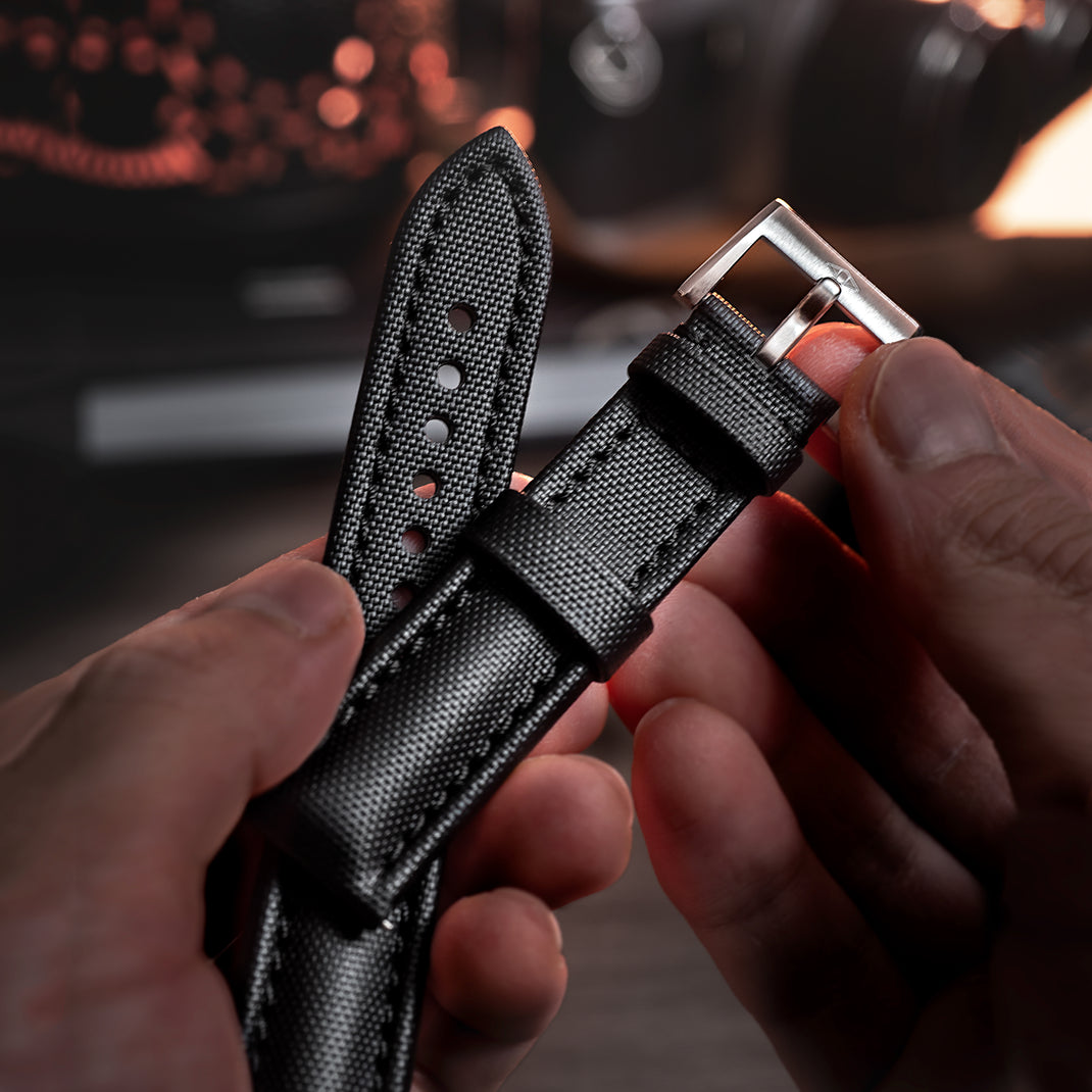 Premium Sailcloth Watch Straps | Nylon | Hybrid FKM - Artem Straps
